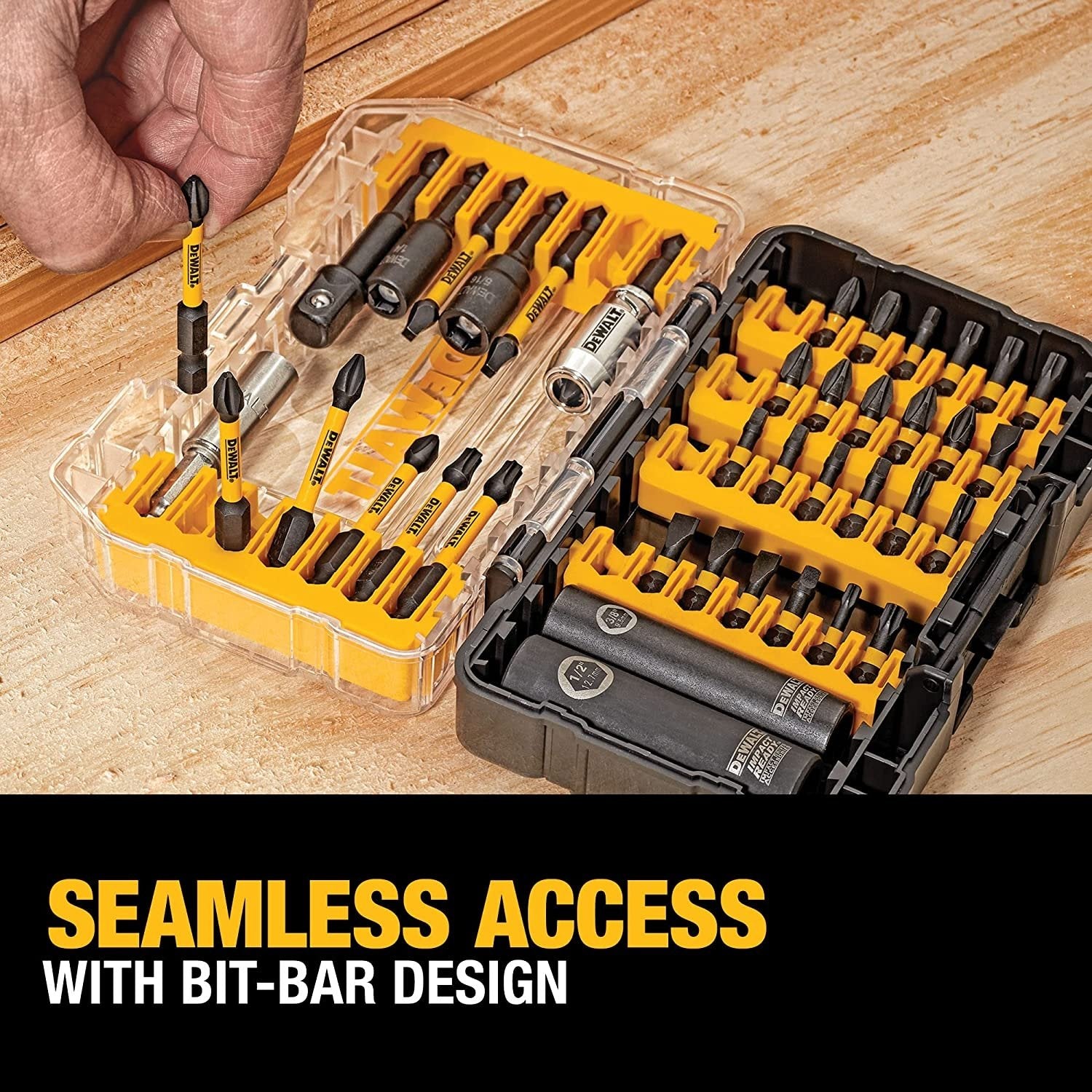 40-Piece Screwdriver Bit Set, FlexTorq, DEWALT (DWA2T40IR)