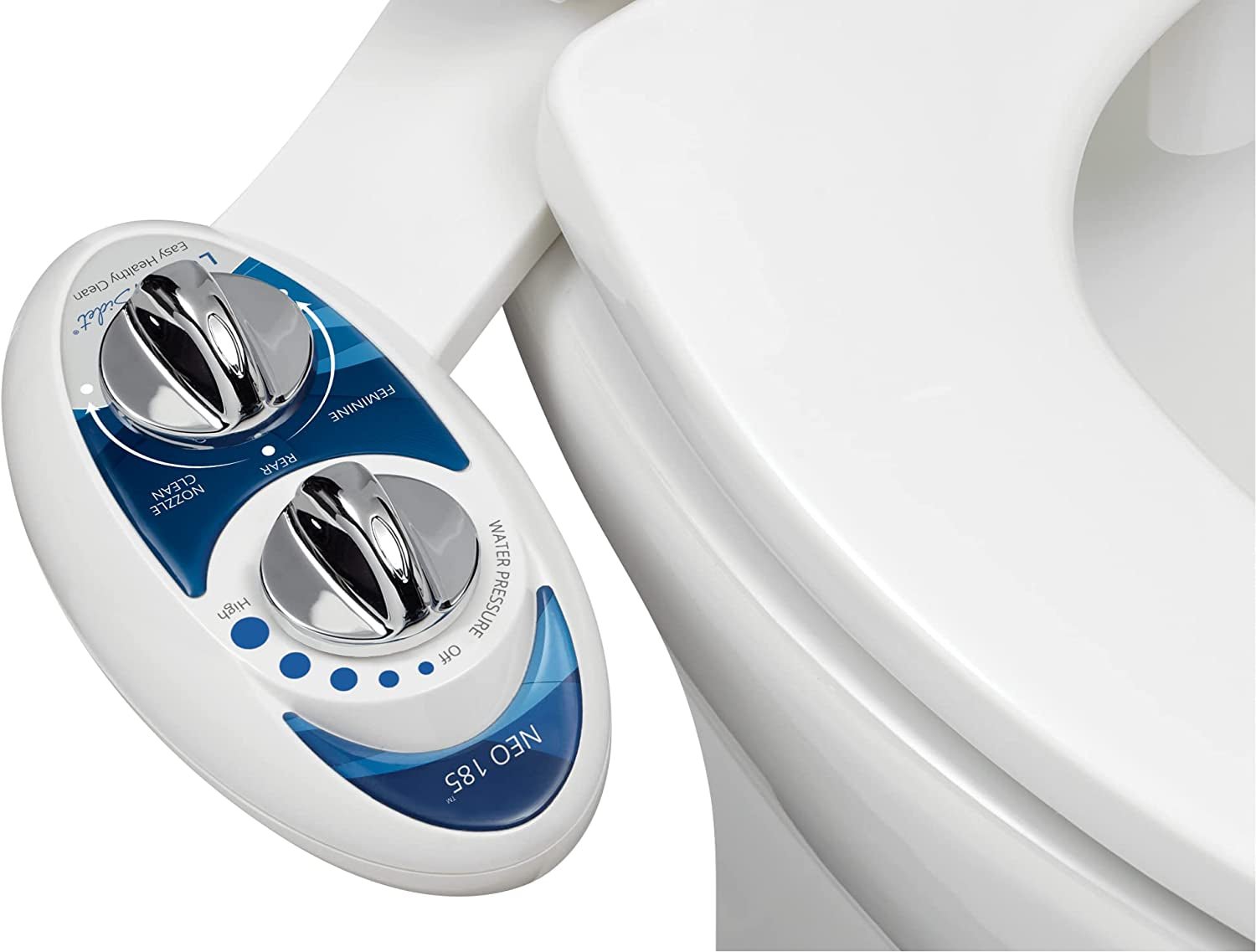 LUXE Bidet Toilet Attachment with Self-cleaning Dual Nozzle